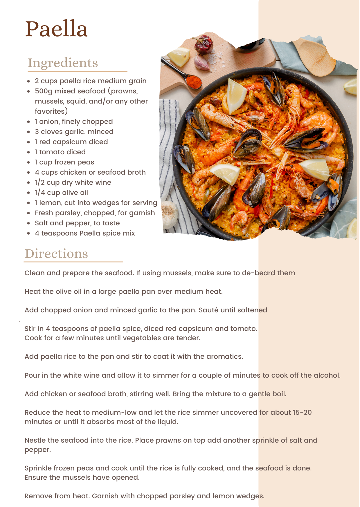 Paella Spice Recipe – BBQsAustralia